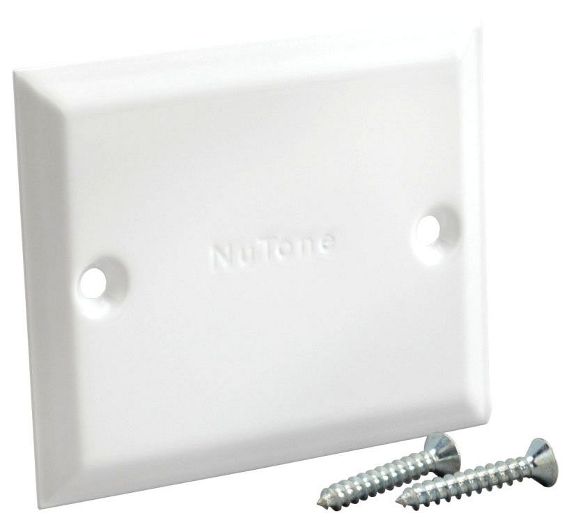 Nutone 394 White Blank Cover Plate | Gordon Electric Supply, Inc.