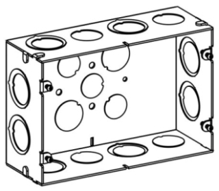 Orbit SDB-2 2-Gang 2-1/2"" Deep Switch Box | Gordon Electric Supply, Inc.