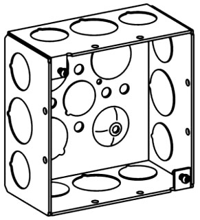 ORBIT 4SDB-50/75 4IN SQ BOX 2-1/8 DP | Gordon Electric Supply, Inc.