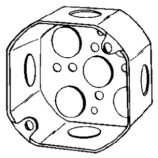 APPLETON 4OD-1/2 BOX OCT 4 IN X 2-1/8 IN DEEP 1/2 IN KOS | Gordon ...