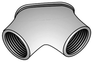 OZ-G FF-300 3IN FEM/FEM PULL ELL | Gordon Electric Supply, Inc.