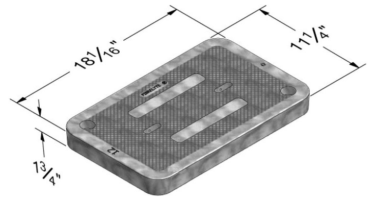 OLDCASTLE 02005100 METER BOX LID | Gordon Electric Supply, Inc.