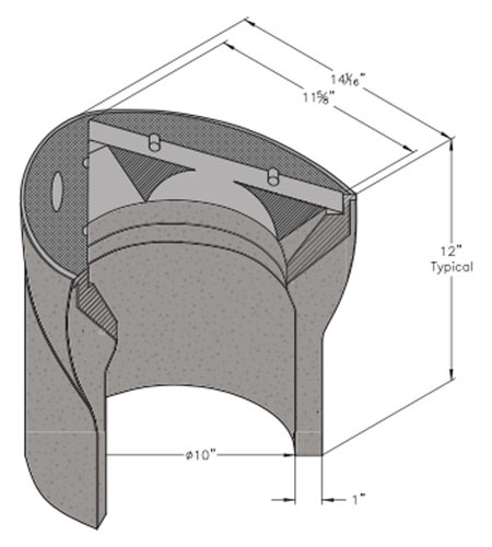 OLDCASTLE 1000406 TRAFFIC VALVE BOX | Gordon Electric Supply, Inc.