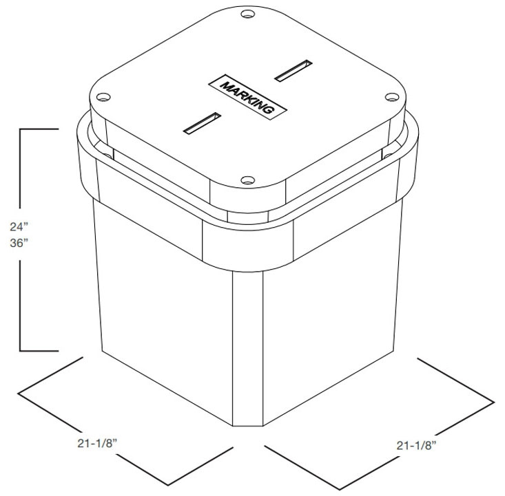 OLDCASTLE 24242600 CMC BOX BODY | Gordon Electric Supply, Inc.