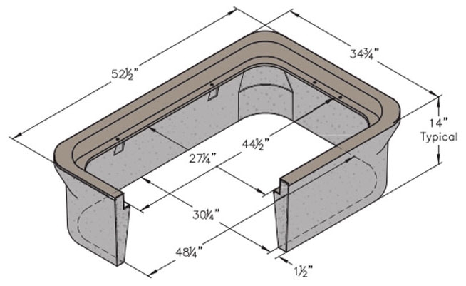 Oldcastle N48BOX Box, N48 Electrical N48BOX Body | Gordon Electric ...