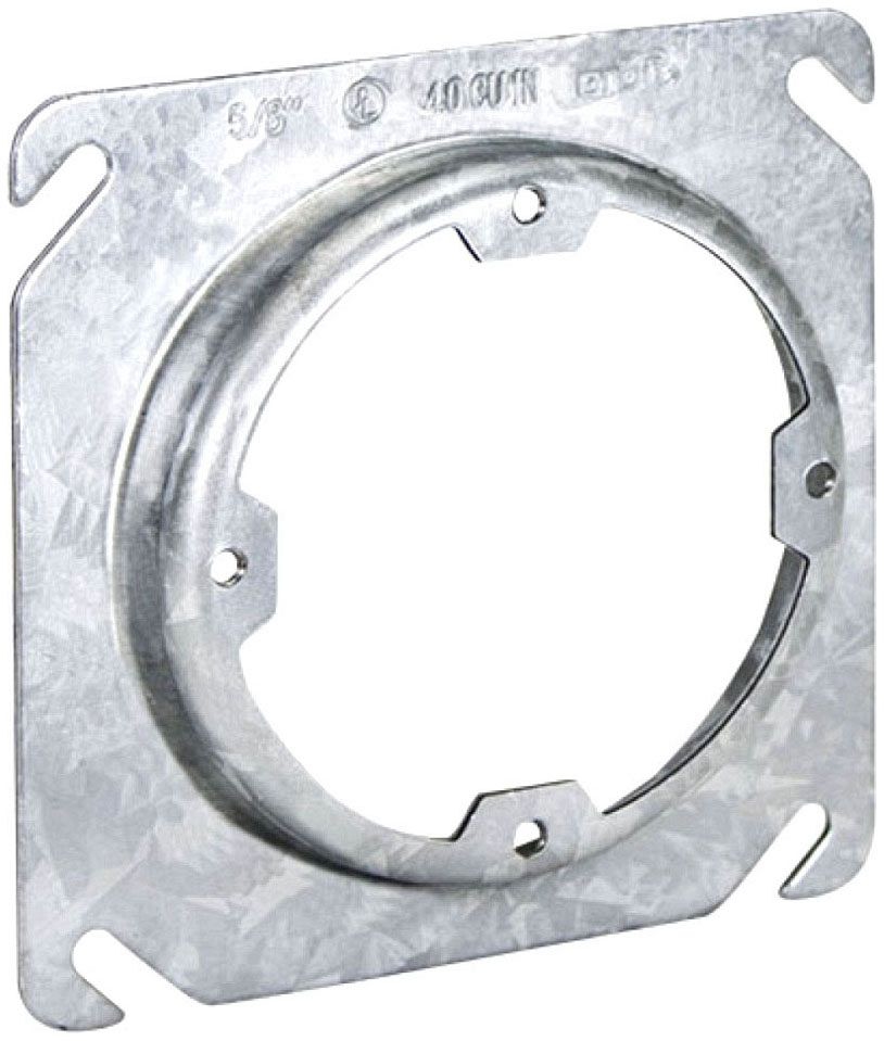 Orbit 43058X 4S 5/8"" Raised Steel Plaster Ring, Dual Direction ...