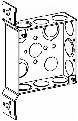 Orbit 4SB-MKO-FB 4"" Square Box 1-1/2"" Deep | Gordon Electric Supply, Inc.