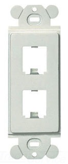 Panduit CFG2WH Gfci Frame 2 Port White | Gordon Electric Supply, Inc.