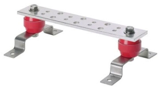 PANDUIT GB2B0304TPI-1 Grounding Busbar Tin Plated 10" EA | Gordon ...