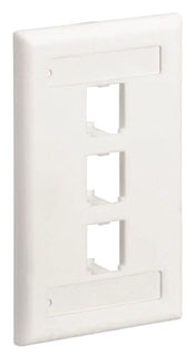 Panduit CFPL3EIY Faceplate 3 Port Single Gang Classic | Gordon Electric ...