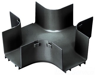 Panduit FRFWC4X4BL Fitting 4-Way Cross 4" X 4" (100Mm X 1 | Gordon ...