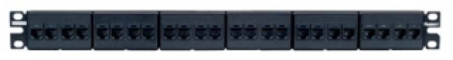 Panduit CP245E88BLY Coupler Patch Panel, Cat 5E, Flat, 24 Po | Gordon ...
