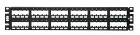 Panduit CPP48FMVNSWBLY 48-Port Flush Mount Patch Panel With Ver ...