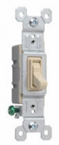 P&S 660-IG : SWITCH SINGLE POLE AC 15A 120V GRD TERMINALS IVORY ...