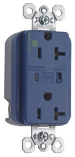 P&S 8300-BLSP : HOSPITAL GRADE TVSS RECEPTACLE 20A 125V BLUE | Gordon ...