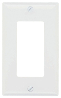 P&S SP26-W : PLATE PLASTIC SINGLE GANG SPLEX W/OUT LINE | Gordon ...