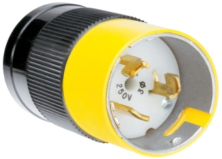 P&S CS8365 : 3 POLE 4-WAY 3 PH 250V PLUG | Gordon Electric Supply, Inc.