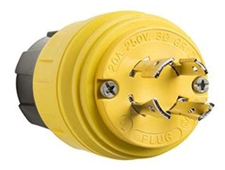 P&S 26W75 30A 3PH 250V TURNLOK PLUG | Gordon Electric Supply, Inc.