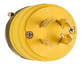 P&S 2876 30A 3PH 480V L1630P PLUG | Gordon Electric Supply, Inc.