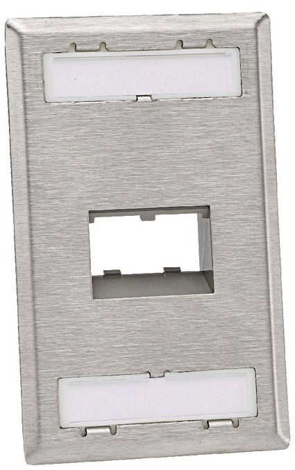 Panduit CFPSL2S Faceplate, 2 Port, Single Gang Sloped Re | Gordon ...