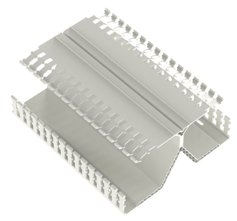 PANDUIT DRD44WH6 4 H PanelMax D Wirg Duct WH 6ft | Gordon Electric ...