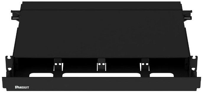 Panduit FRE1UBL Opticom Rack Mount Fiber Enclosure, Black | Gordon ...