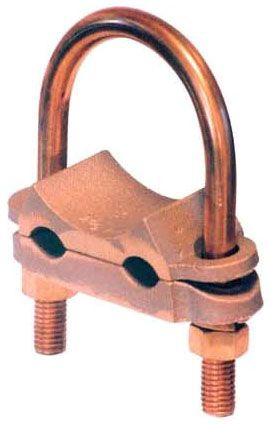 PANDUIT GU-12P-1 Bronze Grounding Clamp U-Bolt 2 cables | Gordon Electric Supply, Inc.