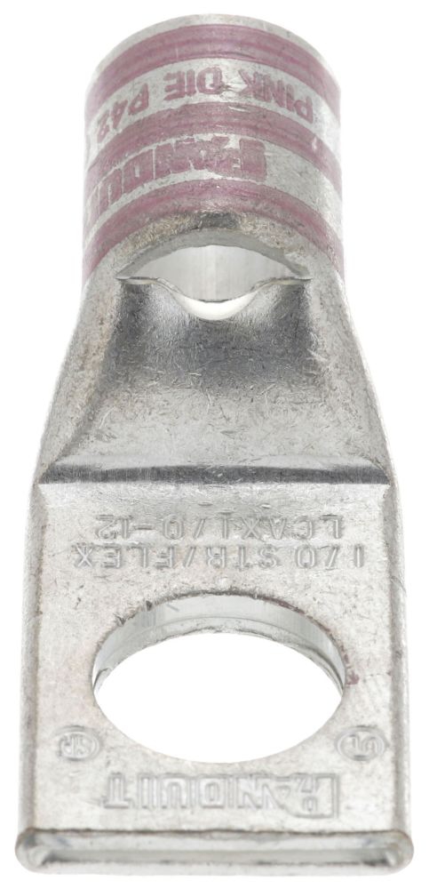 Panduit LCAX1/0-12-X Flex Lug 1/0Awg .50"" Stud Wdw Pk10 | Gordon ...