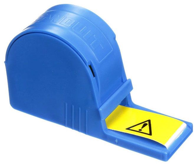 Panduit PLD-52 Warning Labels Shock Risk Symbol Black/Yellow Pk1 ...