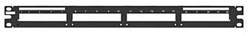Panduit QSP24BL QuickNet All Metal Patch Panel, Flat, 24 Port, | Gordon ...