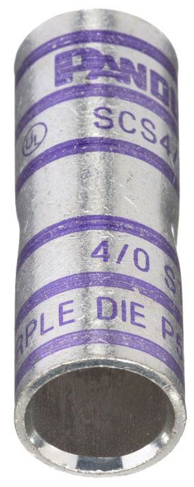Panduit SCS4/0-X Copper Butt Splice 4/0Awg Pkg 10 | Gordon Electric ...