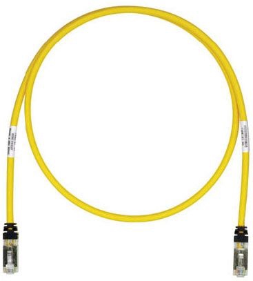 Panduit STP6X7YL Copper Patch Cord, Cat 6A, Yellow S/Ftp | Gordon ...
