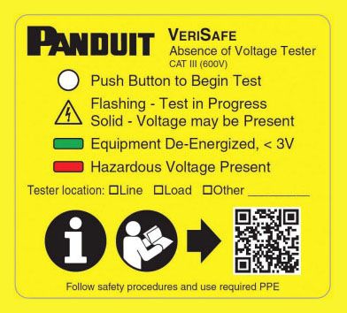 Panduit VS-AVT-RL Replacement Labels For Verisafe Avt Devi | Gordon Electric Supply, Inc.