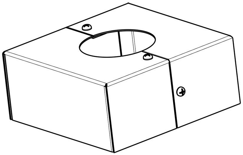 RAB BASE-RT8 Poles 8" Round Taper Pole Base Cover | Gordon Electric ...
