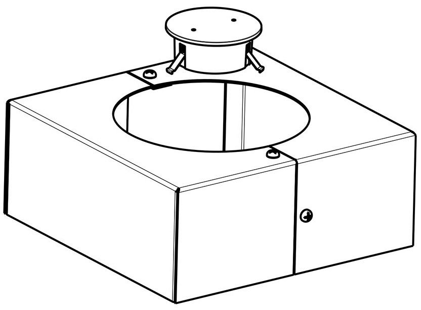 RAB BCK-RT8 Poles 8" Round Tapered Base Base Cover & Cap Kit | Gordon ...