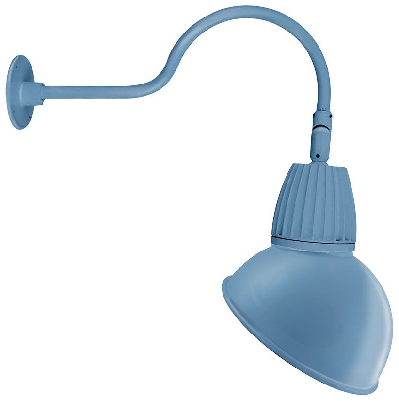 RAB GN1LED26NRADLB Gooseneck Style-1 26W Rectangular Reflector | Gordon ...