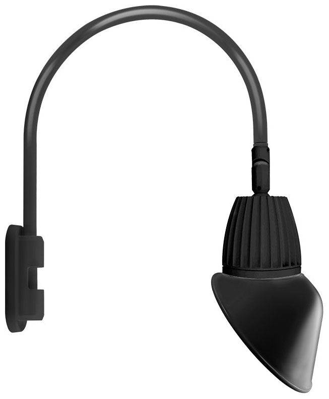 RAB GN5LED13YSAC11A Gooseneck Style-5 13W Warm Led | Gordon Electric ...