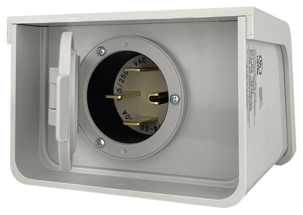 Reliance PBN52 Power Inlet Box, 50A, 120/240V, 1450, No | Gordon ...