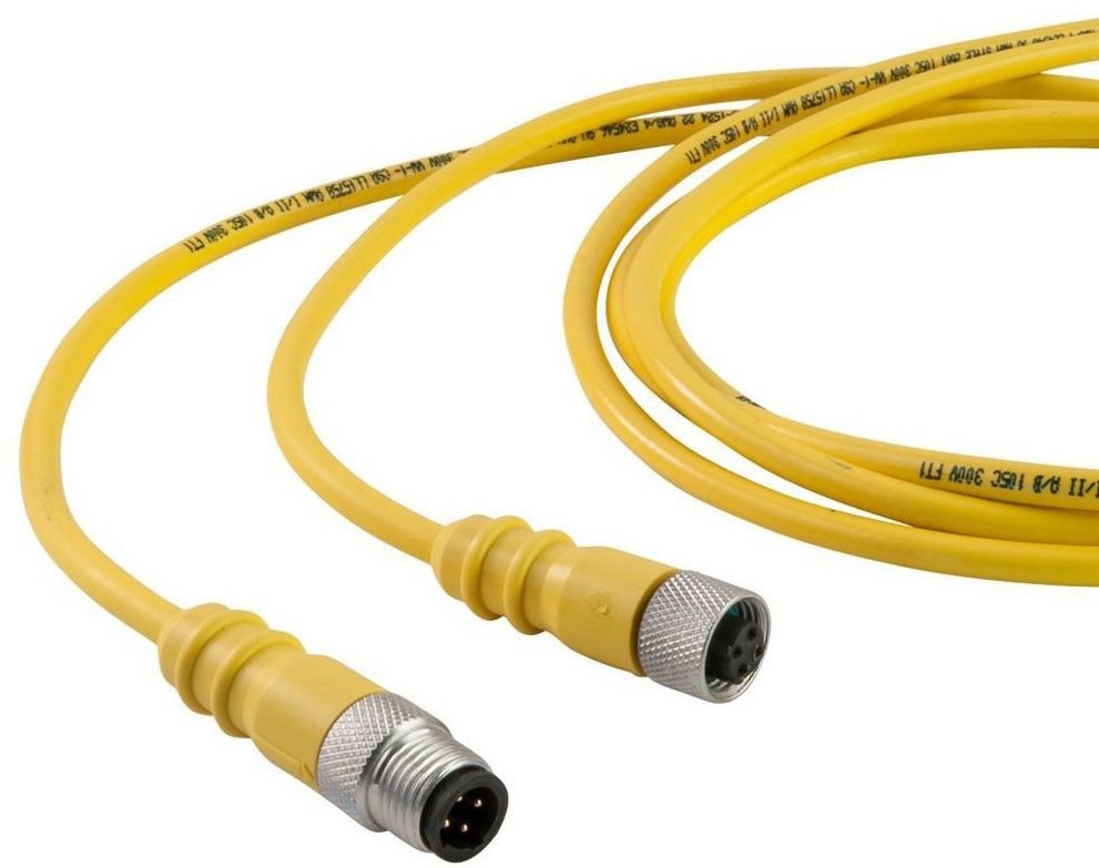 Remke 202K0120G Dual Key Micro-Link Cable Assembly PVC Braided Male ...