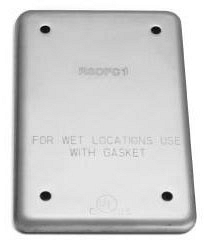Robroy RSDFC1 Single Gang Blank Formed Device Cover | Gordon Electric ...