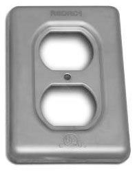 Robroy RSDRC1 Single Gang Device Receptacle Cover | Gordon Electric ...