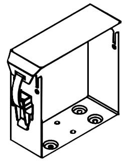 SQUARE D LDRB4C : WIREWAY 4 X 4 CONNECTOR | Gordon Electric Supply, Inc.