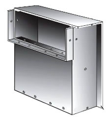 SQUARE D RWT18REE : WALL DUCT REVERSE EDGEWISE ELBOW W/COVER | Gordon ...