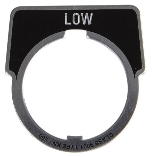 SQUARE D 9001KN215 : PUSH BUTTON LEGEND PLATE 30MM T-K | Gordon ...