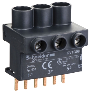 SQUARE D GV1G09 : MAN-STARTER TERMINAL BLOCK 575VAC 63A | Gordon ...