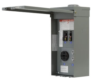 SQUARE D PAK55CGFI : POWER OUTLET 120/240V 70A W/GFI C/BS NEMA3 ...