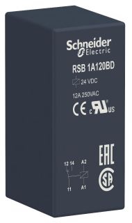 SQUARE D RSB1A120BD : PLUG-IN RELAY 250VAC 12AMP RSB +OPTIONS | Gordon ...