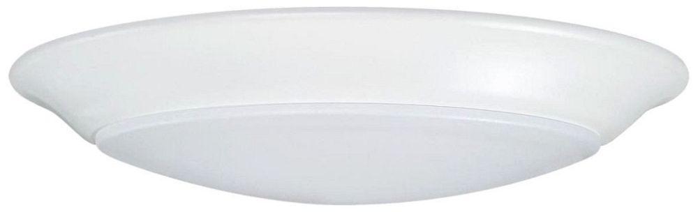 Satco 62/1805 8 Watt; 7"" LED Disk Light; White Finish; CCT Selectable ...