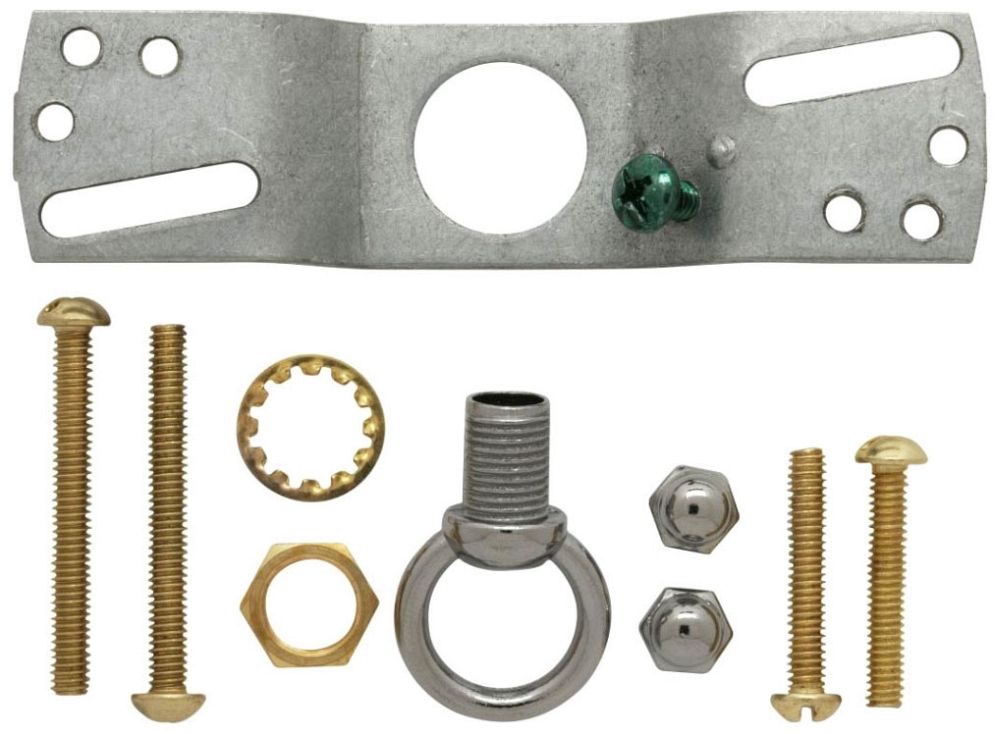 Satco 90/058 Ribbed Canopy Kit Chrome 5"" Dia | Gordon Electric Supply ...
