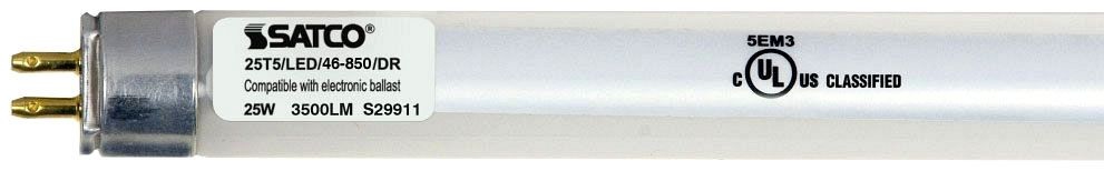 Satco S29911 25 Watt T5 LED Miniature Bi-Pin Base 5000K | Gordon ...